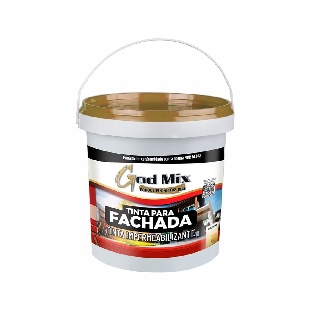 TINTA IMPER. FACHADA BRANCA 3,6L - GODMIX